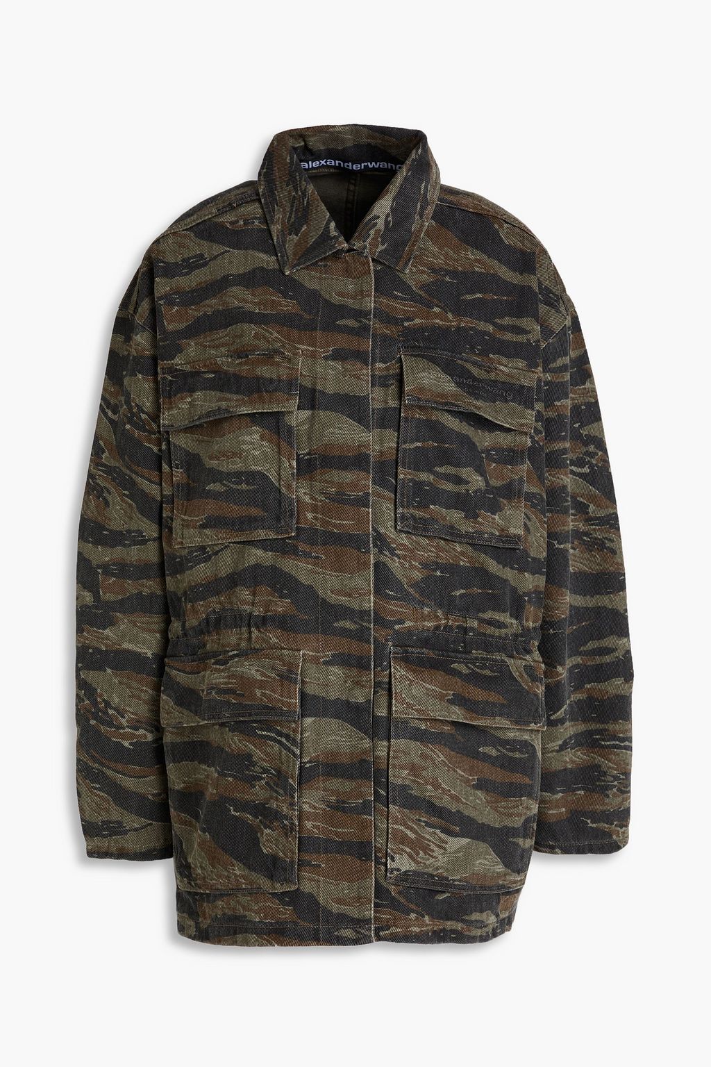 Alexander Wang Camouflage Print Denim Jacket – Stylish Streetwear ...